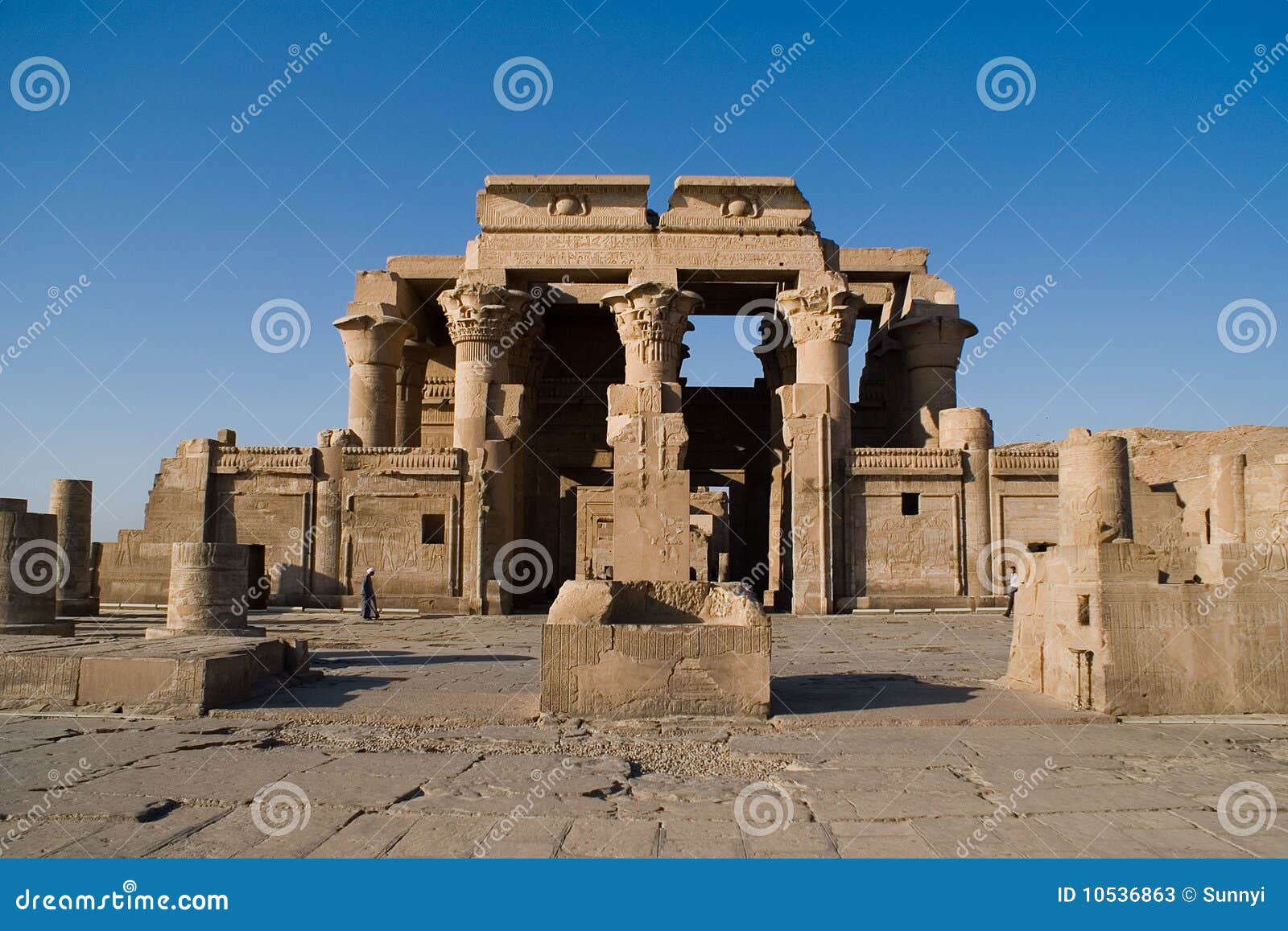De Tempel Van Sobek, Kom Ombo, Egypte Stock Afbeelding - Image of ...