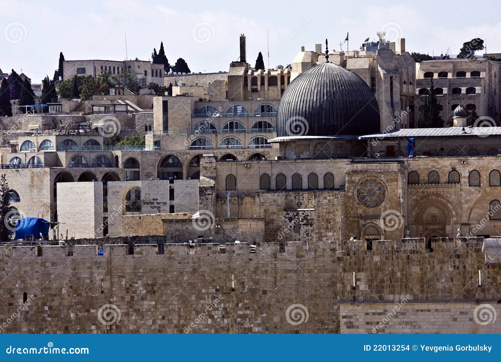 De Tempel Zet in Jeruzalem Op Stock Foto - Image of stad, muur: 22013254
