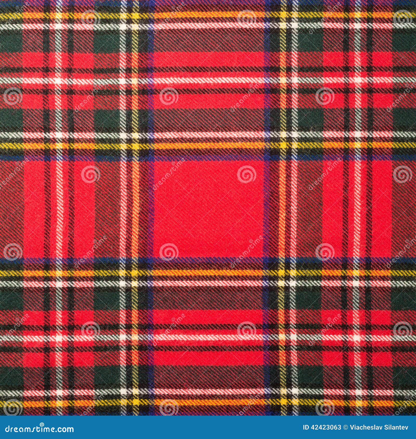 De Textuur Van De Geruit Schots Wollen Stofplaid Stock Afbeelding ...