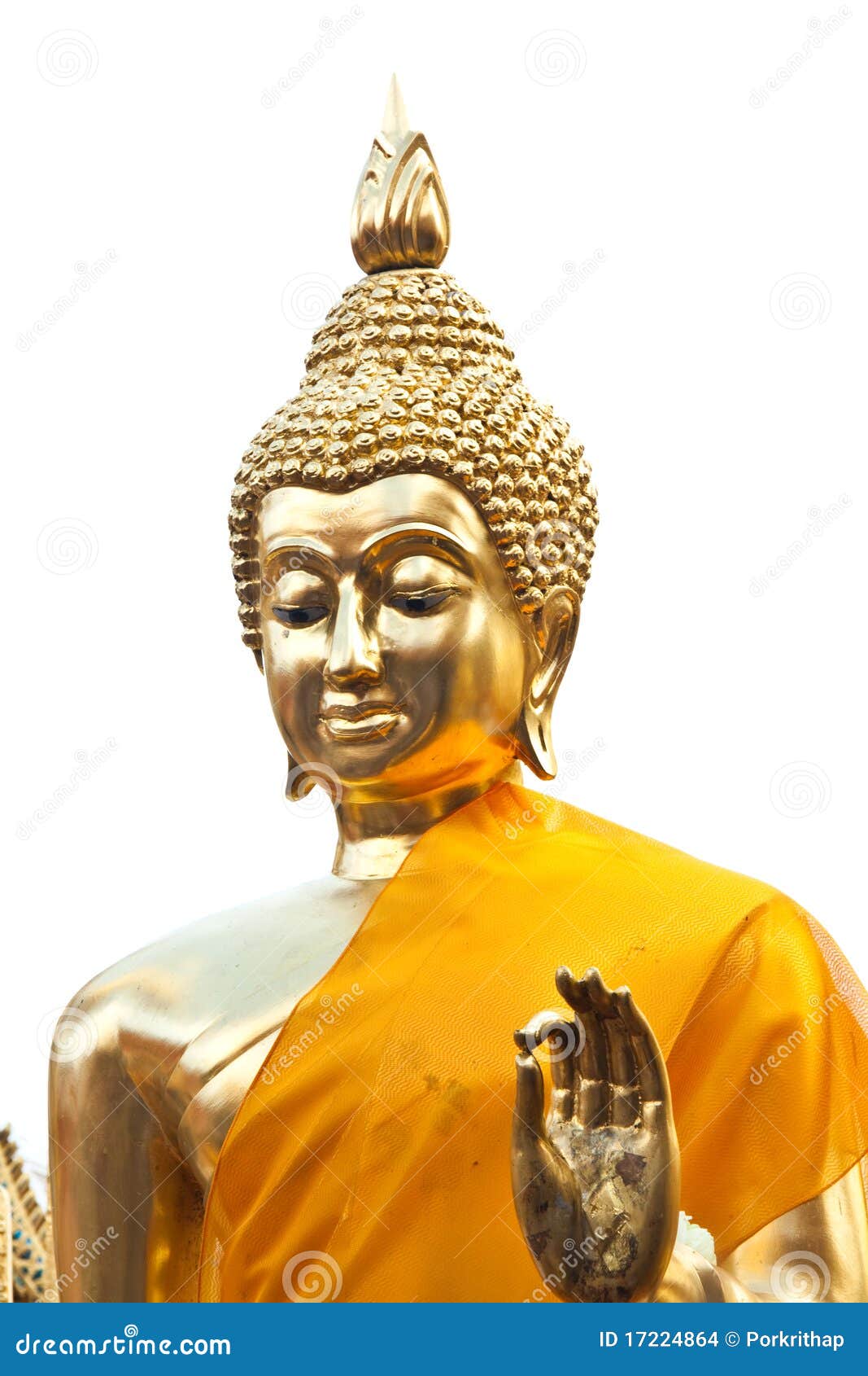 De Thaise Beelden Van Boedha Stock Foto - Image of godsdienst, eerbied ...