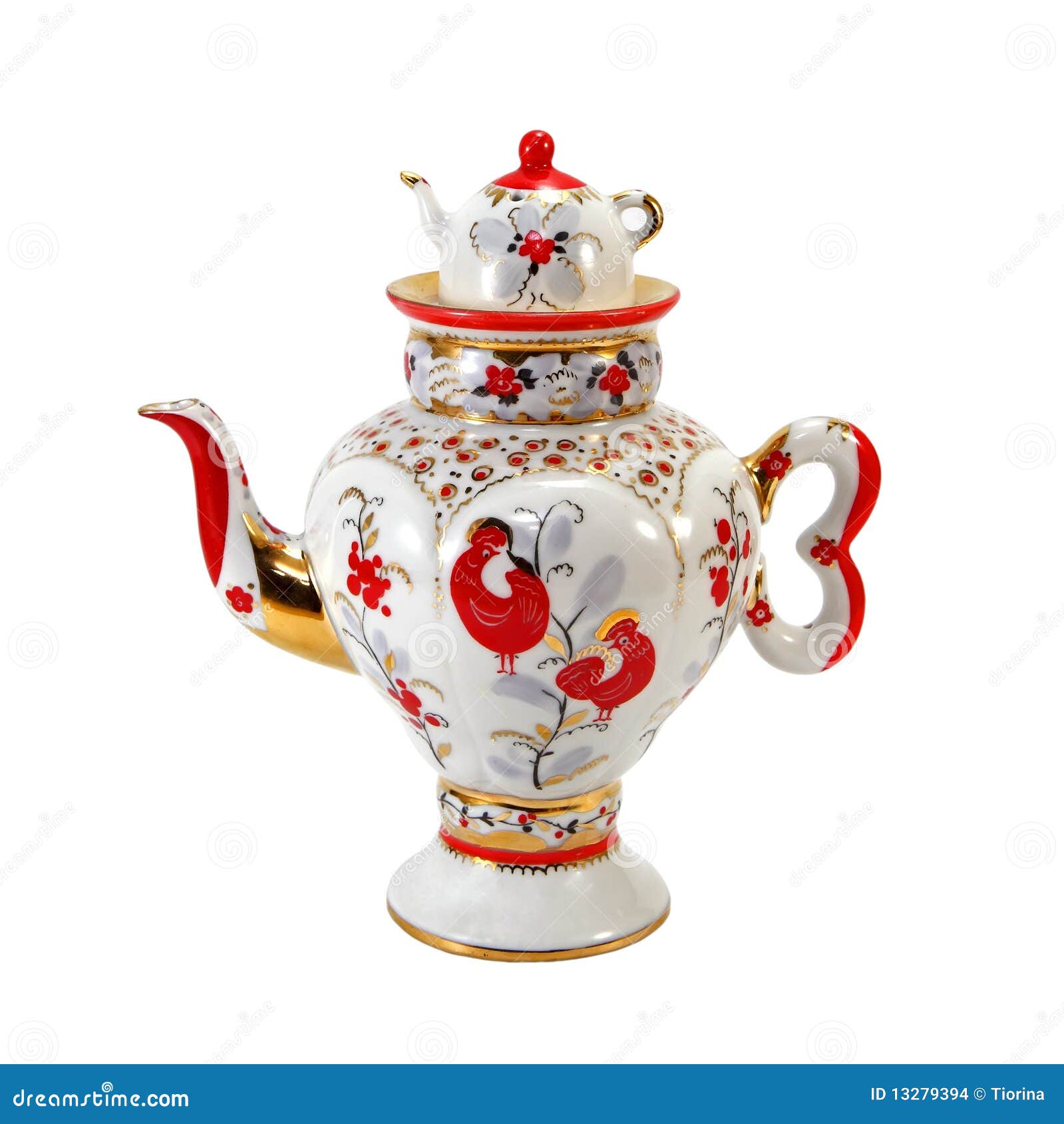 De Theepot Van Het Porselein Stock Foto - Image of porselein, thee ...