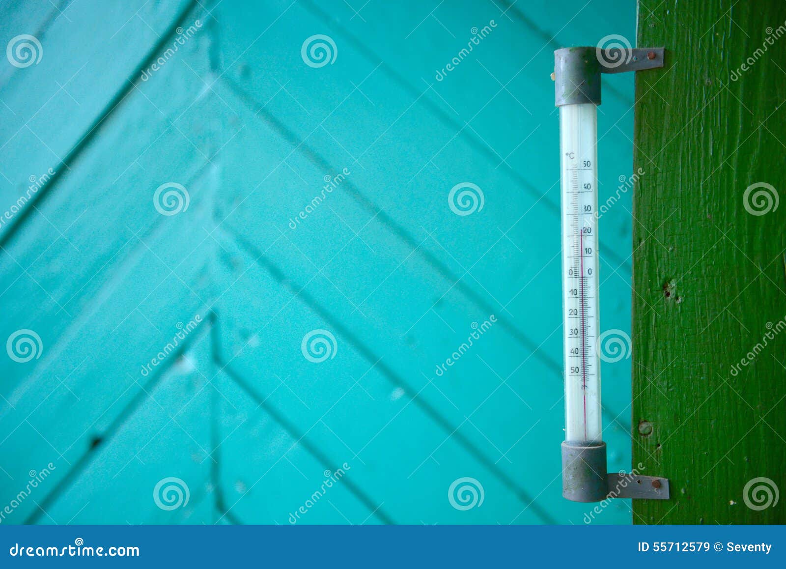 De Thermometer Van Het Kwik Stock Afbeelding - Image of blauw ...