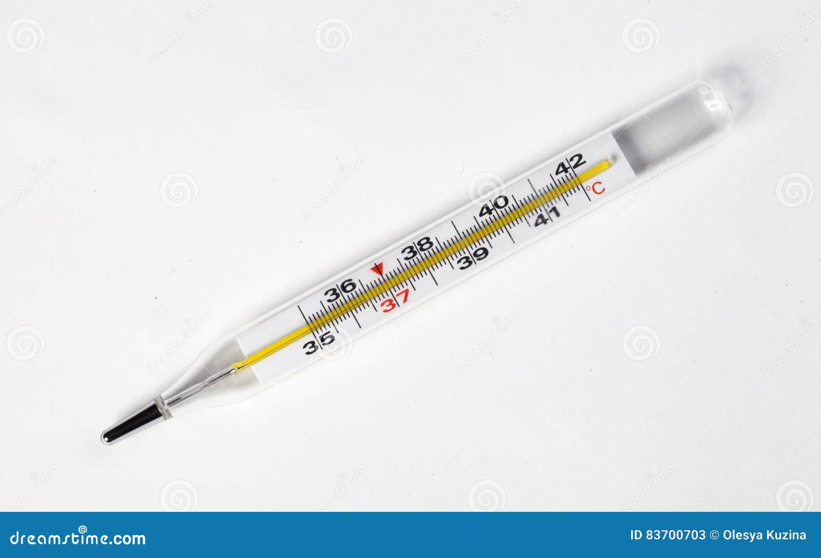 De Thermometer Van Het Kwik Stock Afbeelding - Image of achtergrond ...