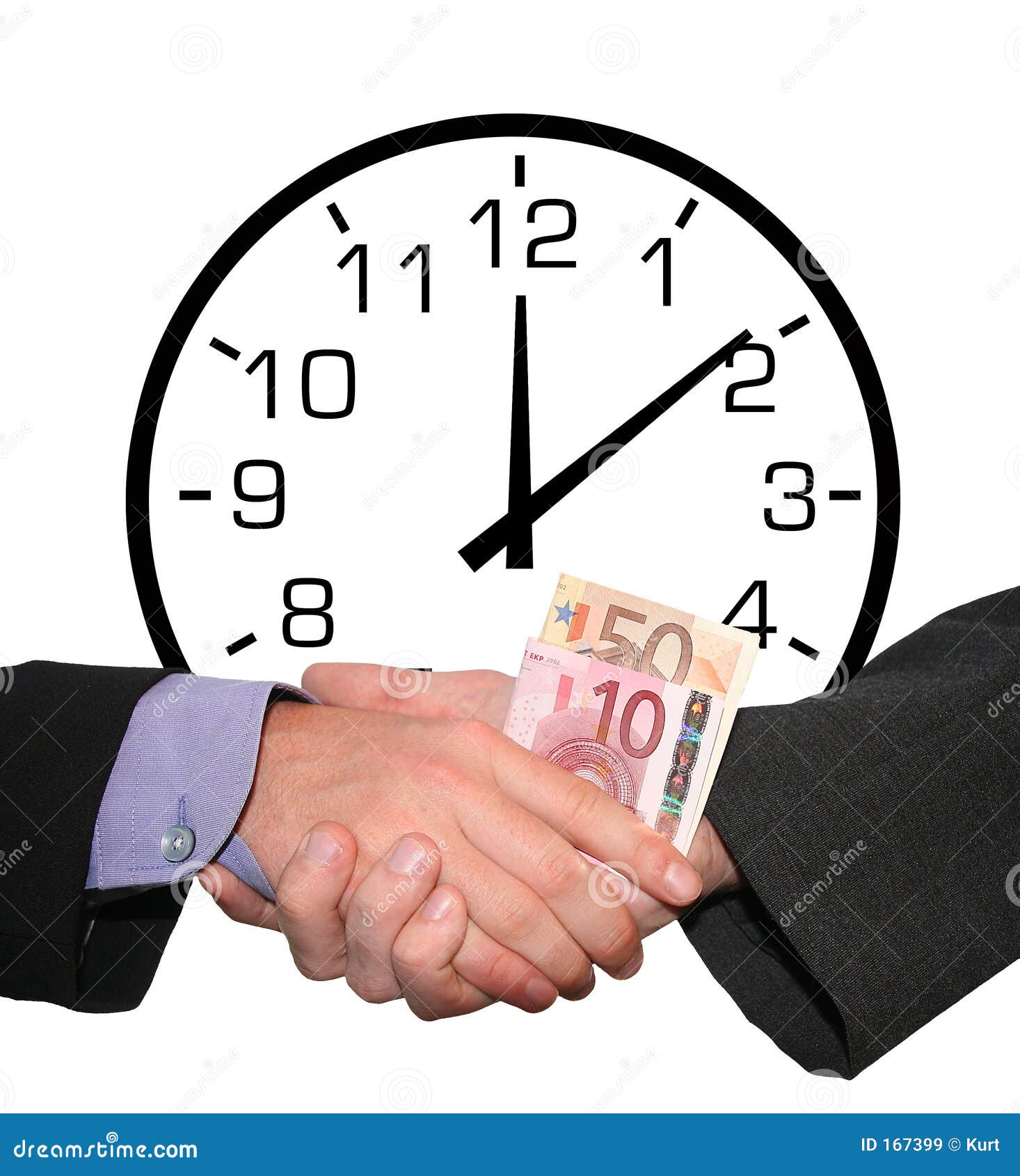 De tijd is geld stock afbeelding. Image of overeenkomst - 167399