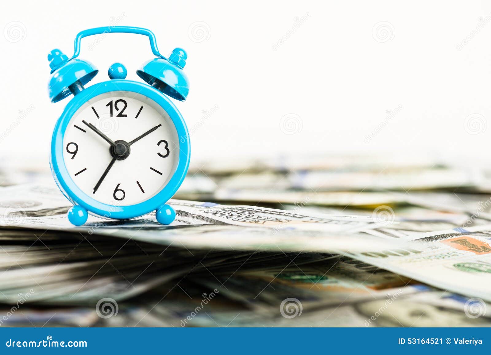 De tijd is geld stock afbeelding. Image of financiën - 53164521