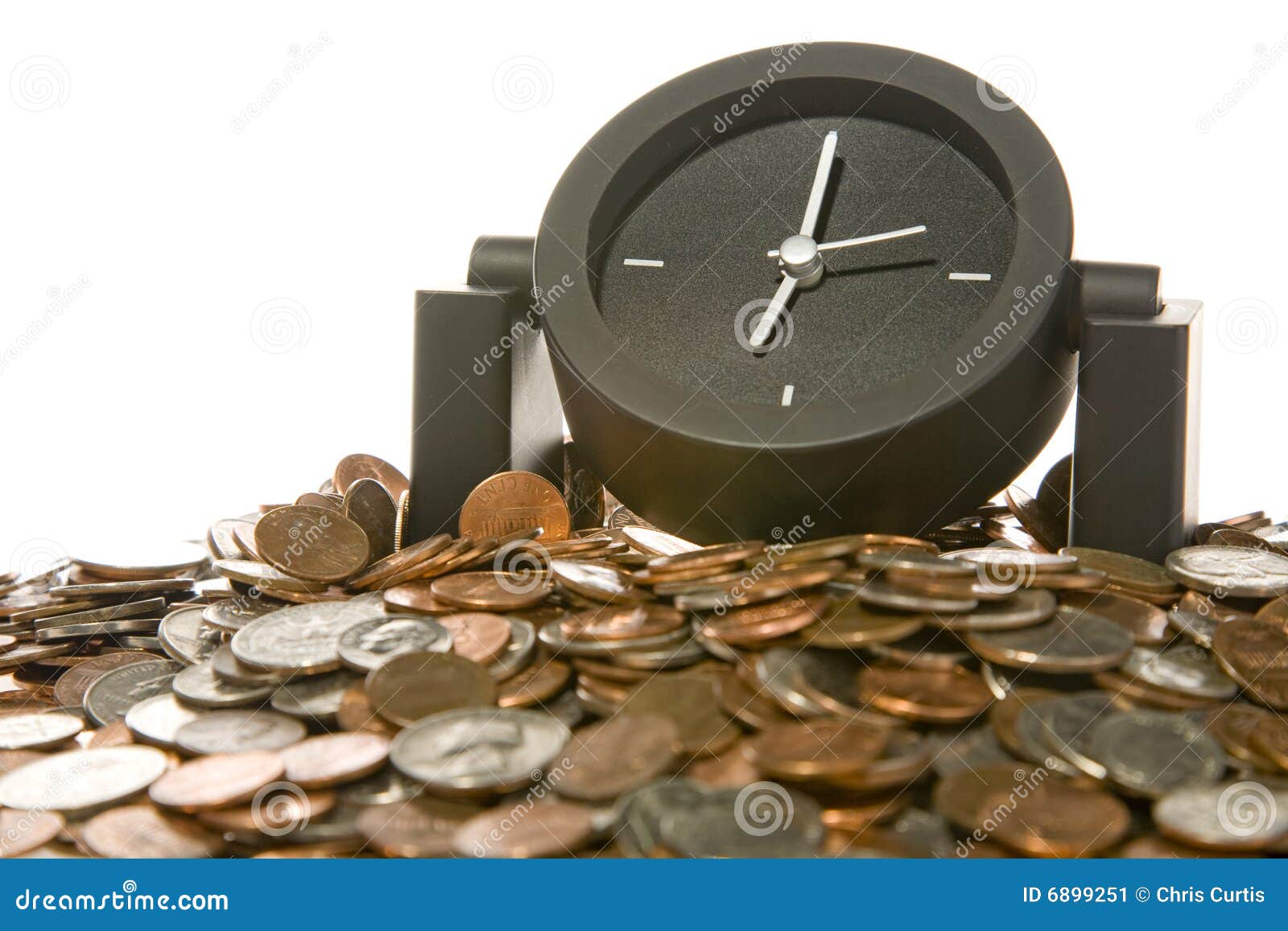 De tijd is Geld stock afbeelding. Image of gezicht, nauwkeurigheid ...