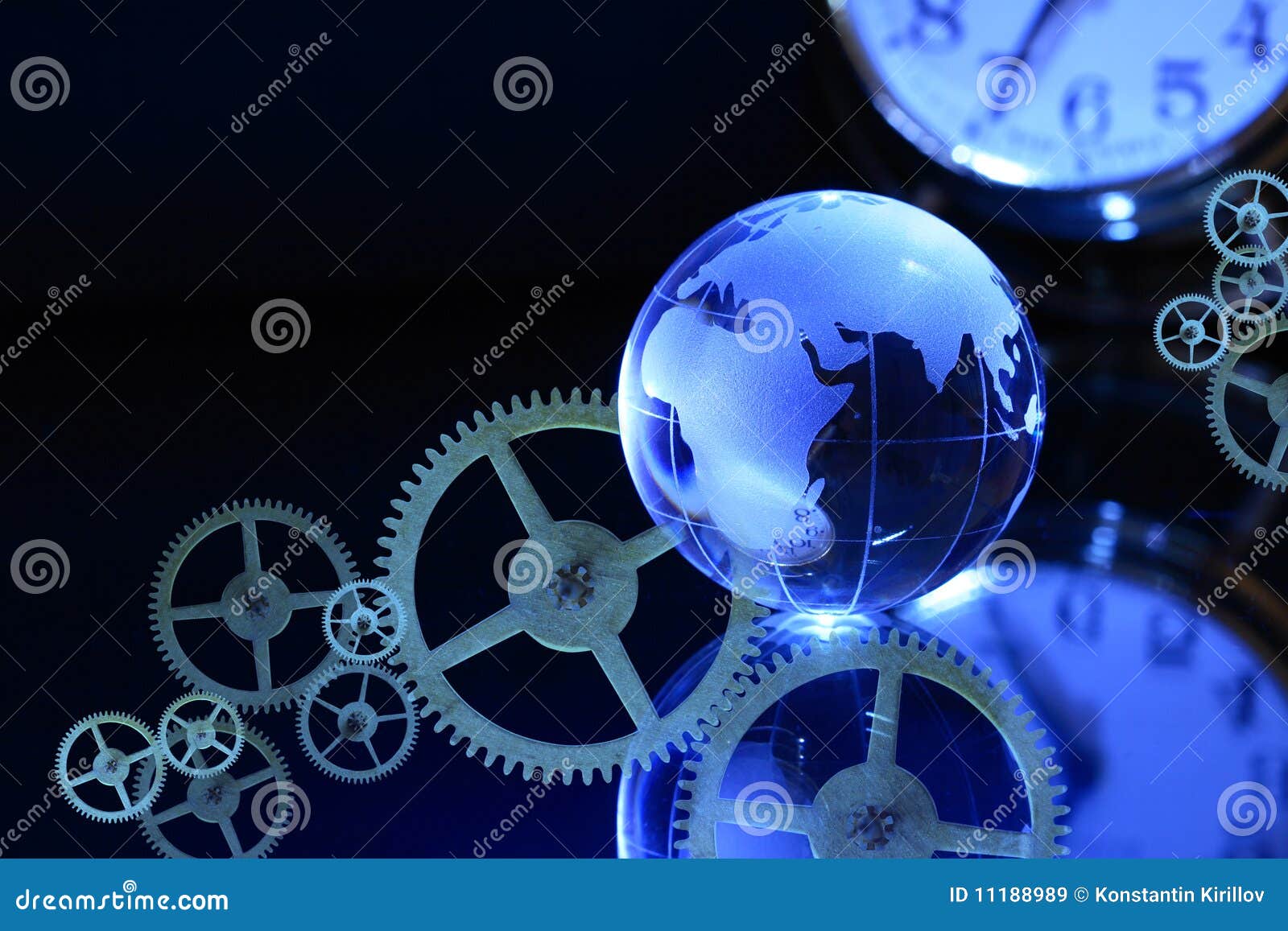 De Tijd van de wereld stock afbeelding. Image of samenvatting - 11188989