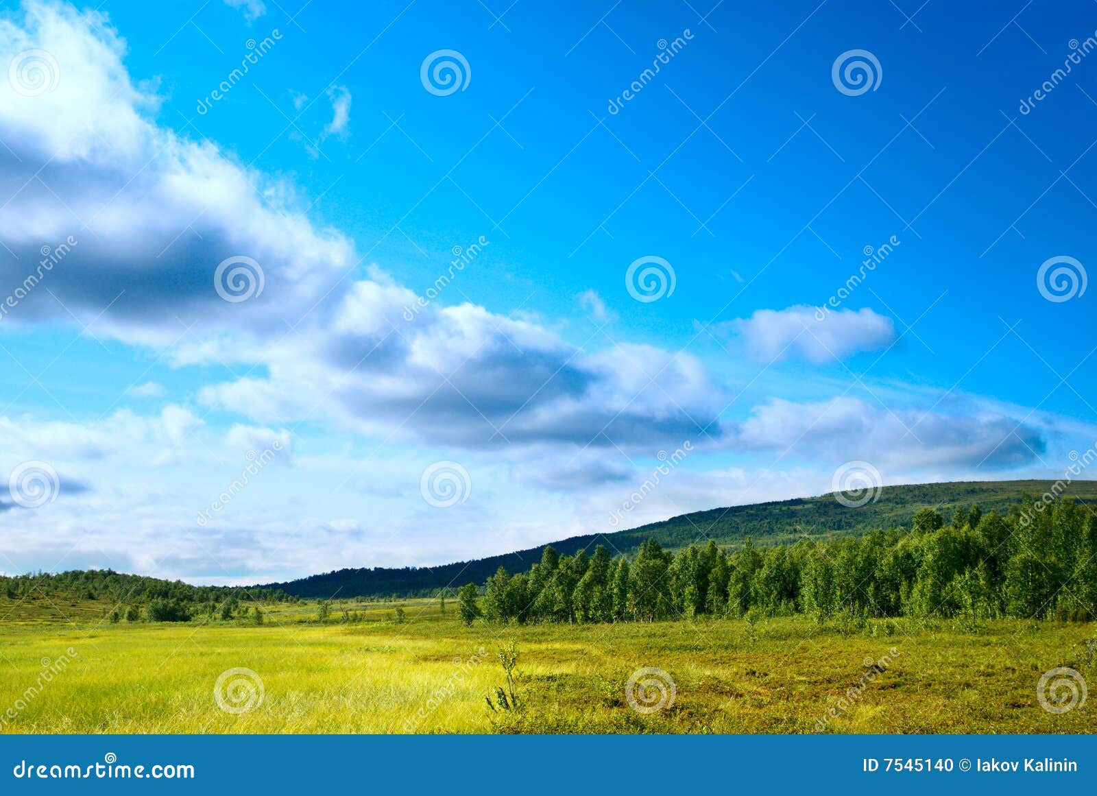 De toendra van het noorden stock foto. Image of rood, blauw - 7545140