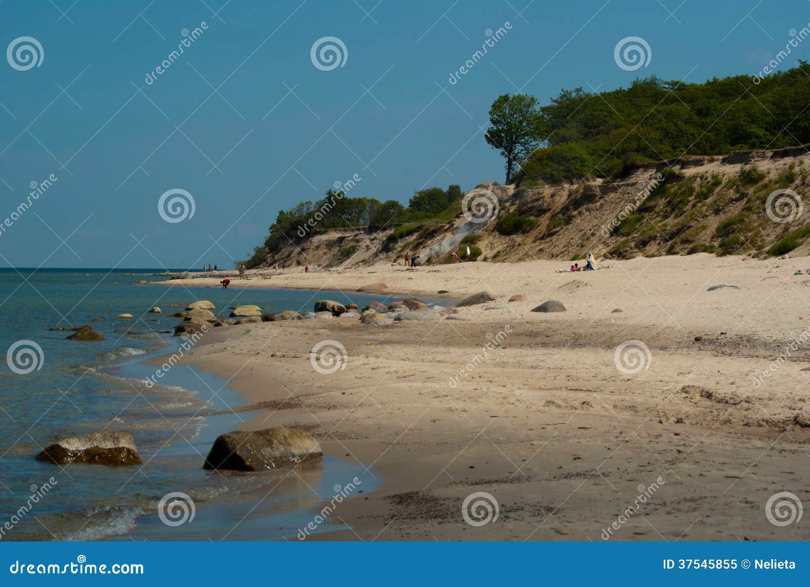 De Toevlucht Van De Pionersky Oostzee Stock Afbeelding - Image of ...