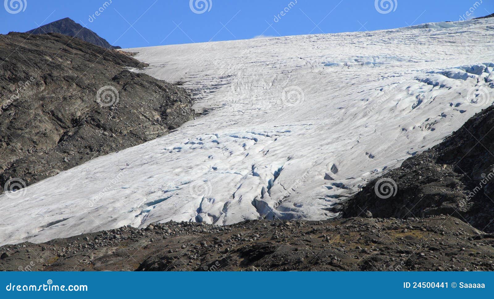 De tong van de gletsjer stock afbeelding. Image of weide - 24500441