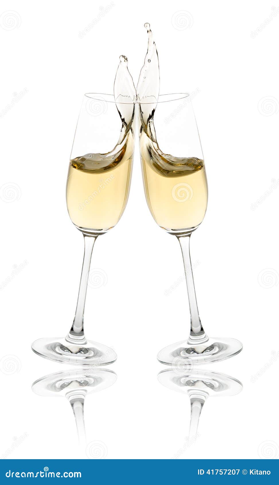 De Toost van Champagne stock afbeelding. Image of gekleurd - 41757207