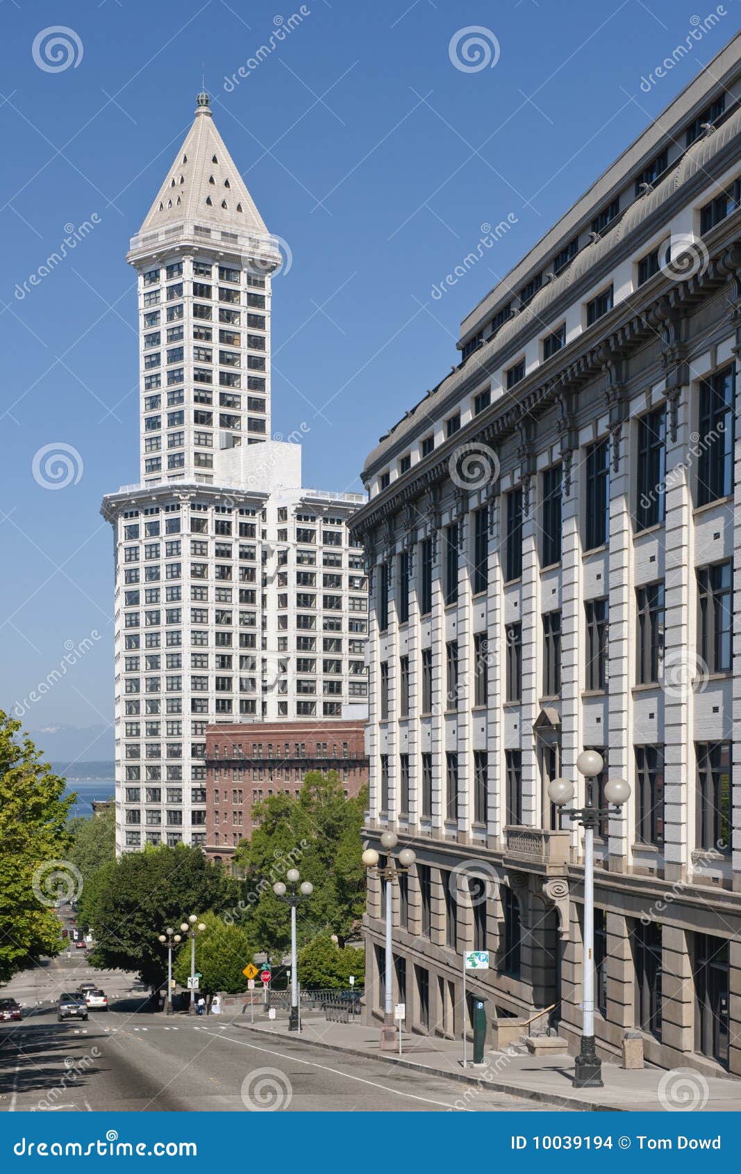 De Toren Seattle van Smith stock foto. Image of toneel - 10039194