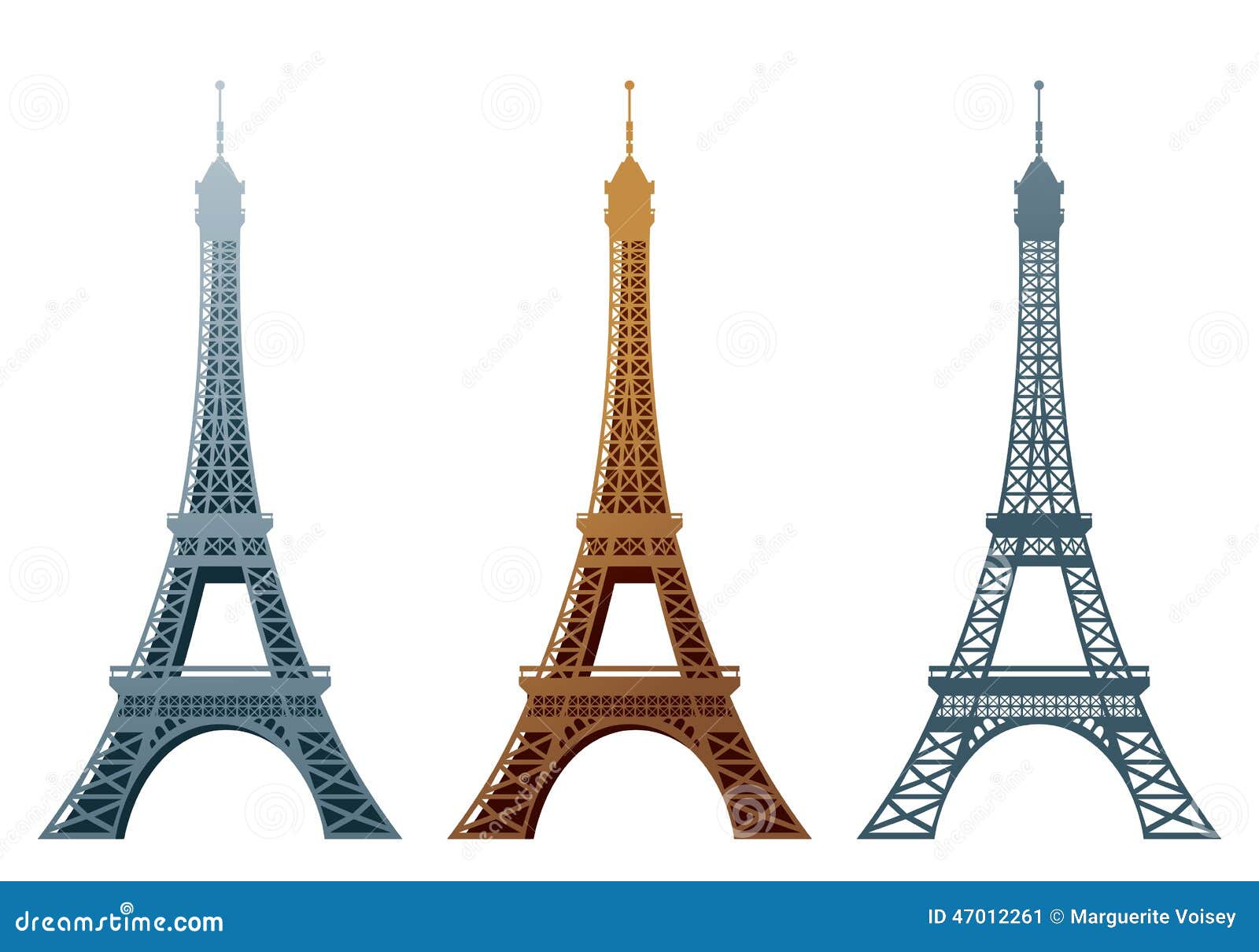 De Toren van Eiffel vector illustratie. Illustration of eiffel - 47012261