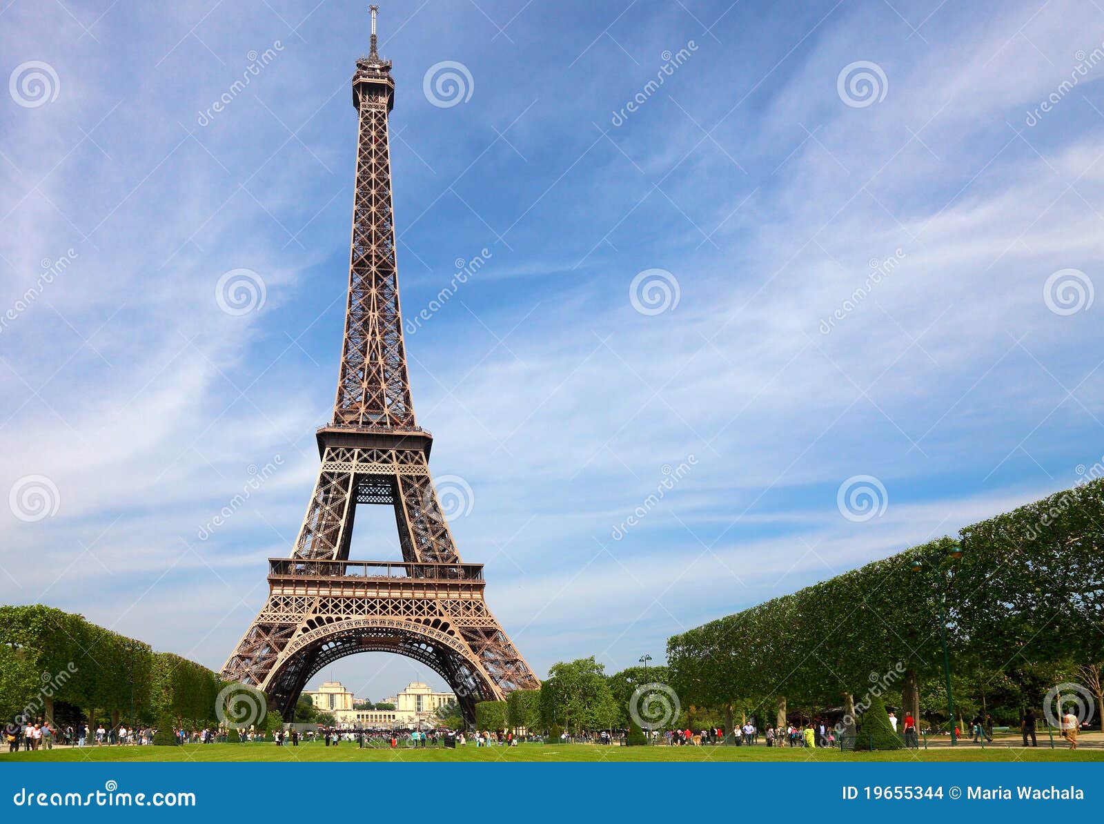 De Toren Van Eiffel, Symbool Van Parijs Stock Foto - Image of kapitaal ...