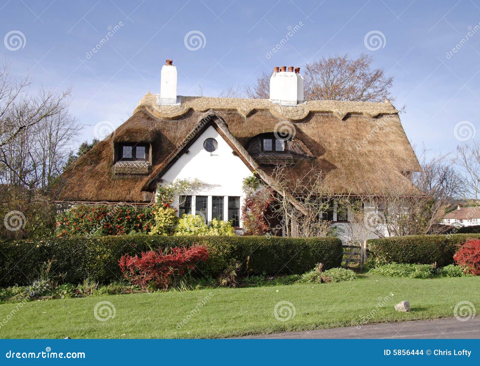 De Traditionele Engelse Huizen Van Het Dorp Stock Foto - Image of ...