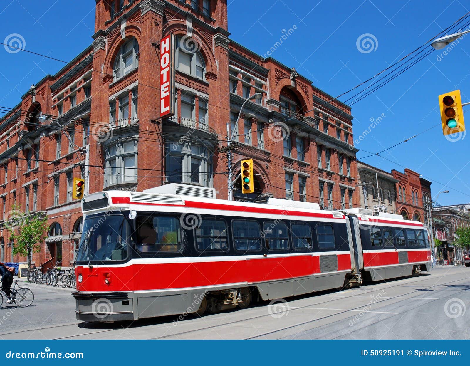 De Tram van Toronto stock afbeelding. Image of openbaar - 50925191