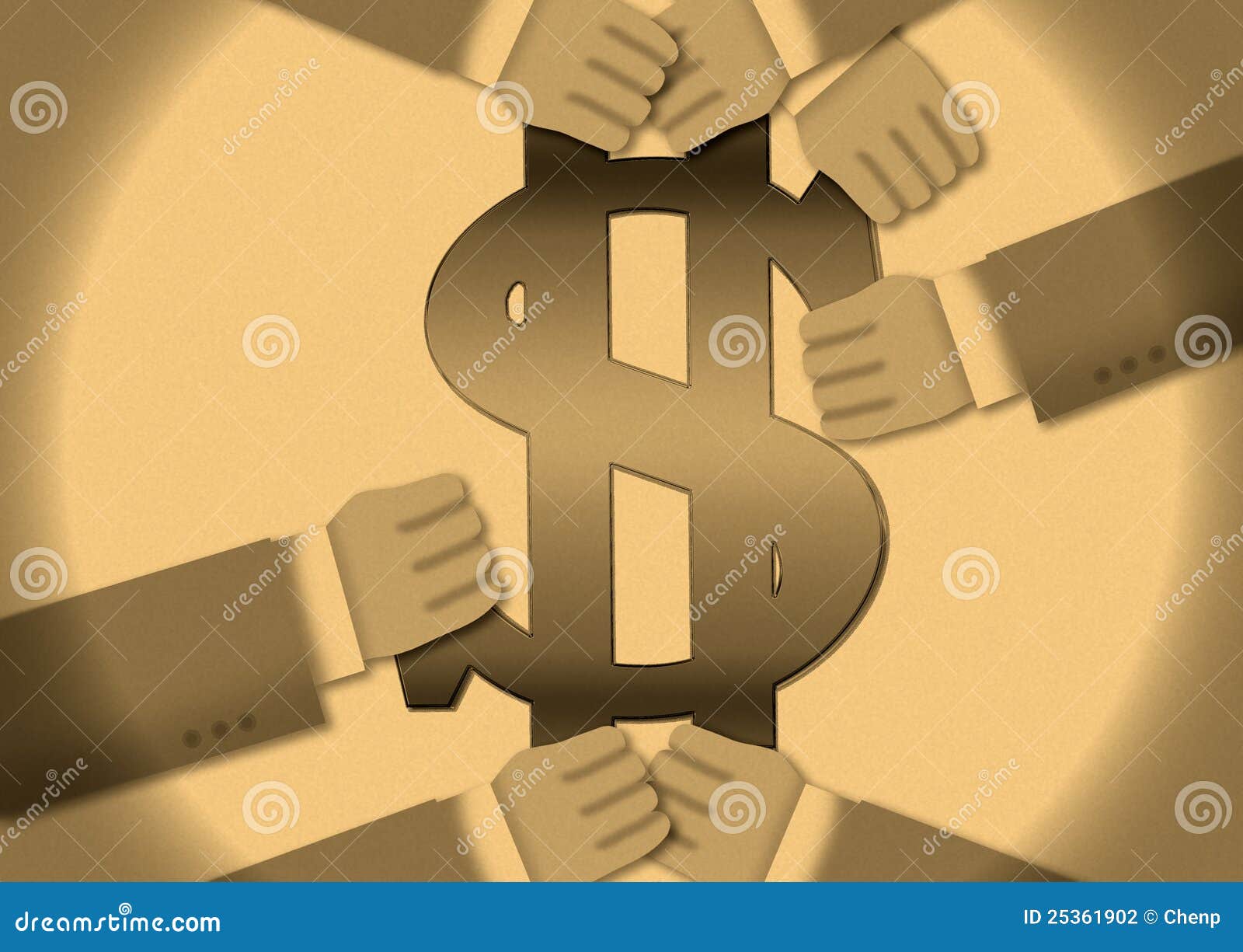 De transactie van het geld stock illustratie. Illustration of geld ...