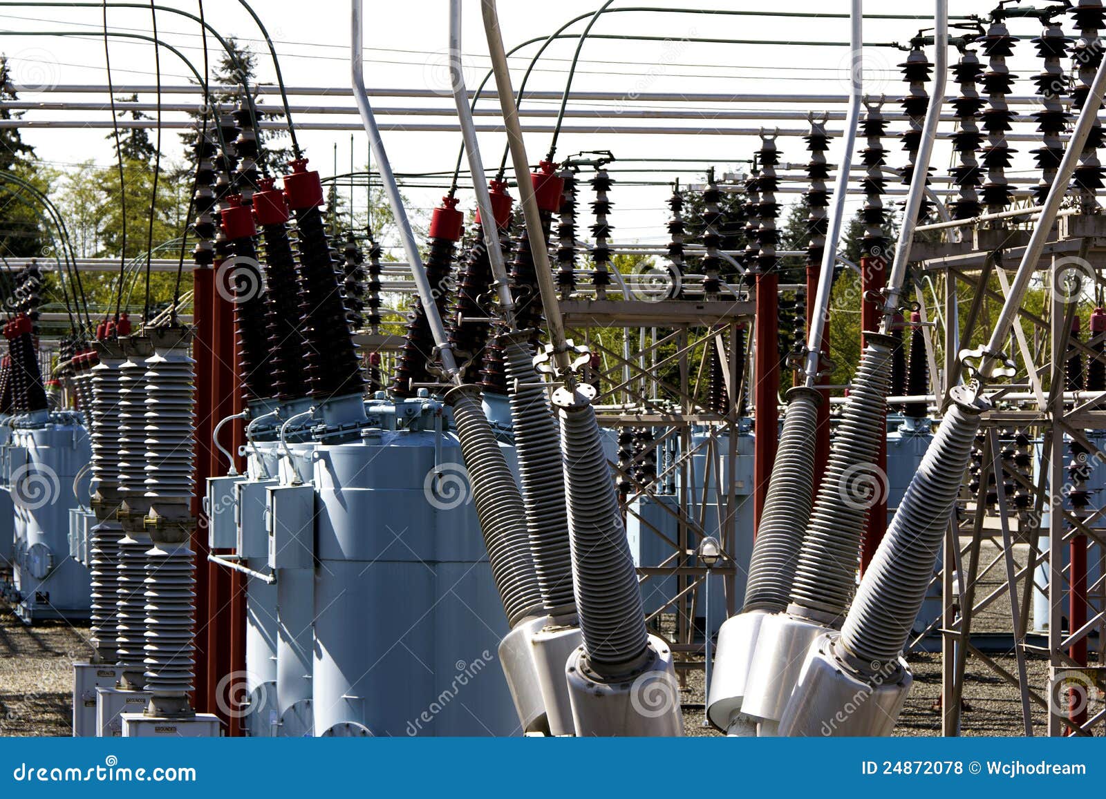 De Transformatoren Van De Macht Stock Foto - Image of elektriciteit ...