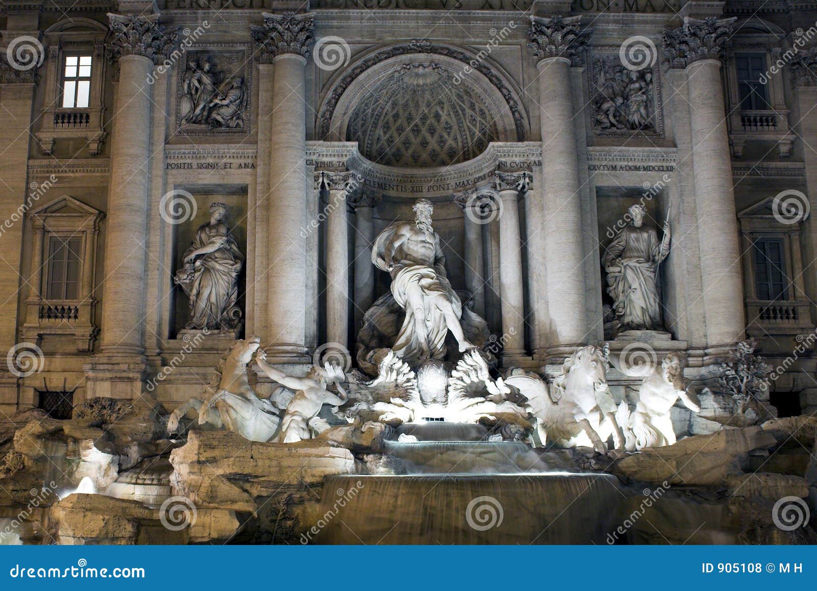 De Trevi stock photo. Image of dome, fontana, arts, catholic - 905108