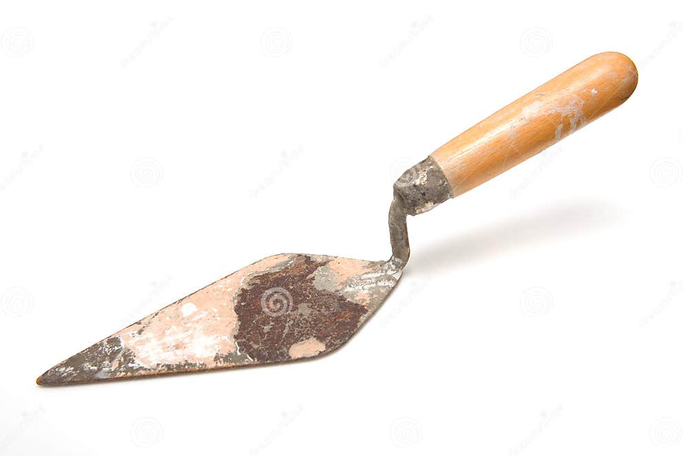 De troffel van bouwers stock afbeelding. Image of roestig - 1321859