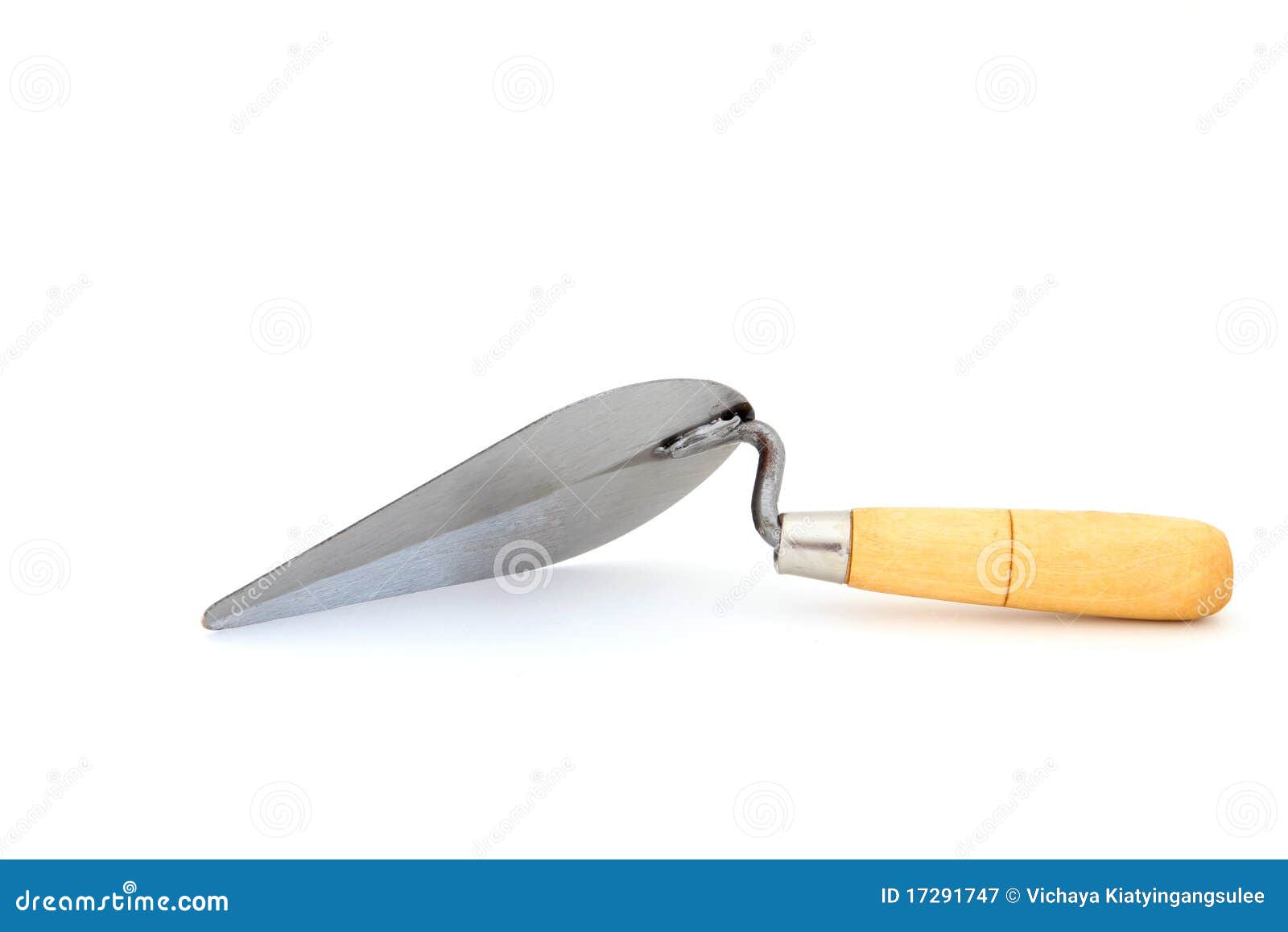 De Troffel Van De Luit Voor Bouw Over Wit Stock Afbeelding - Image of ...