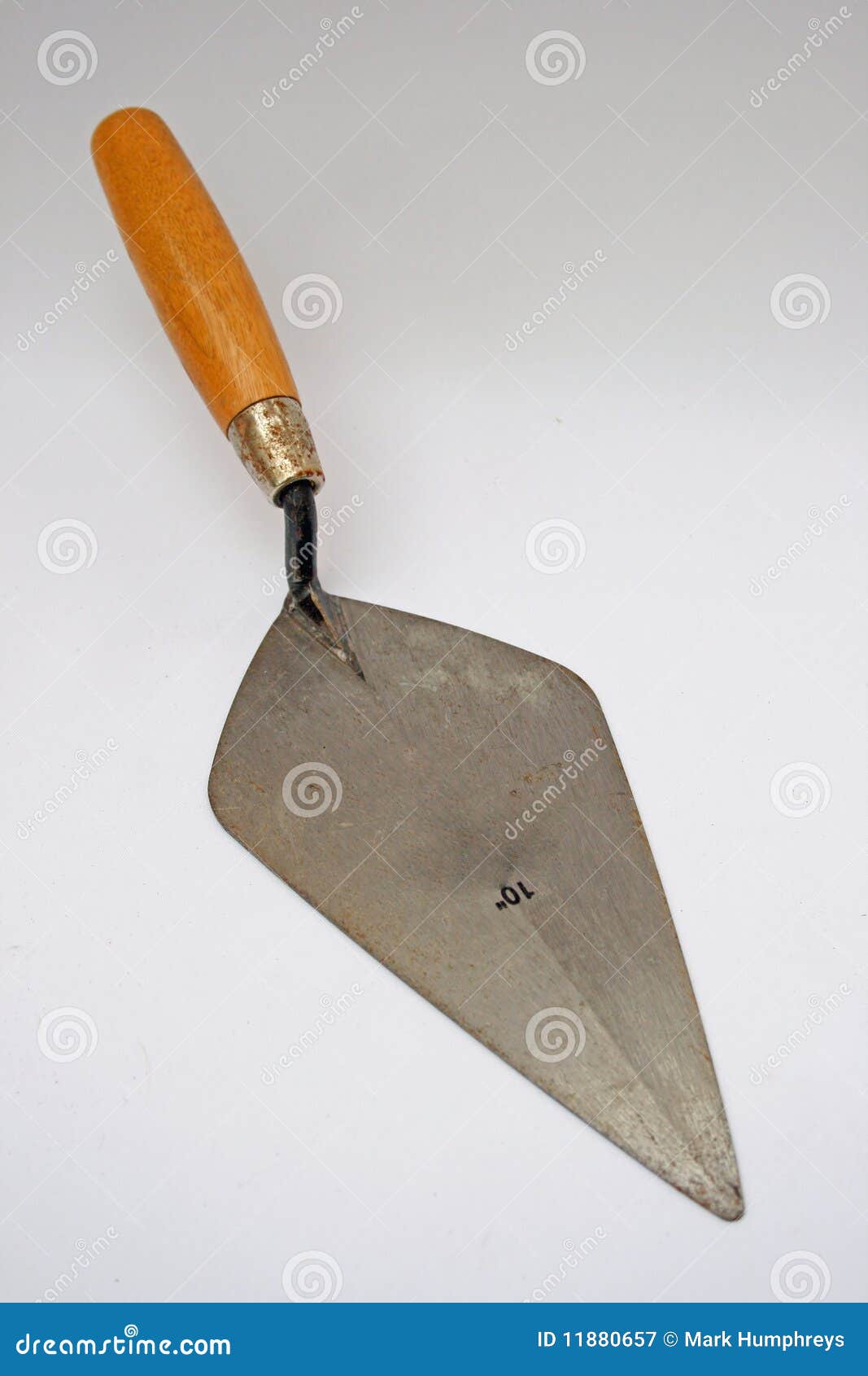 De troffel van metselen. stock afbeelding. Image of gebruikt - 11880657