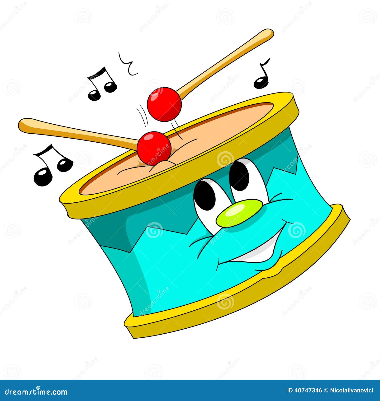 De trommel vector illustratie. Illustration of trommel - 40747346