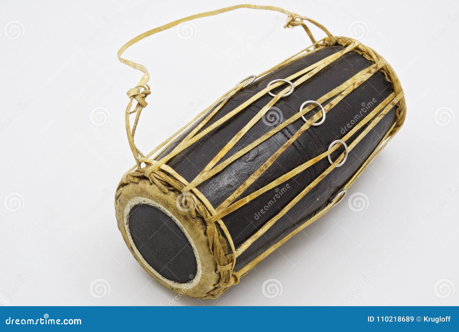 De Trommel Mrdang Op Witte Achtergrond Stock Afbeelding - Image of ...
