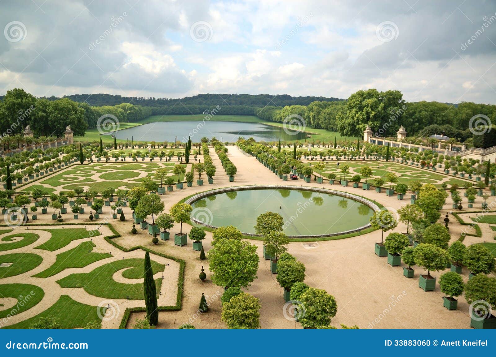 De tuin van Versailles stock foto. Image of frankrijk - 33883060