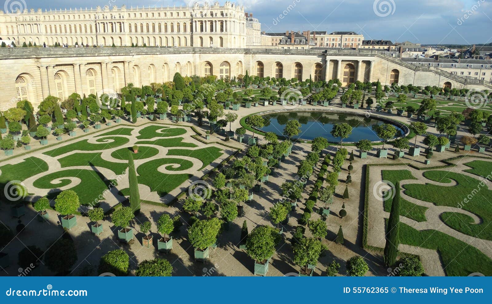 De tuin van Versailles redactionele afbeelding. Image of mooi - 55762365