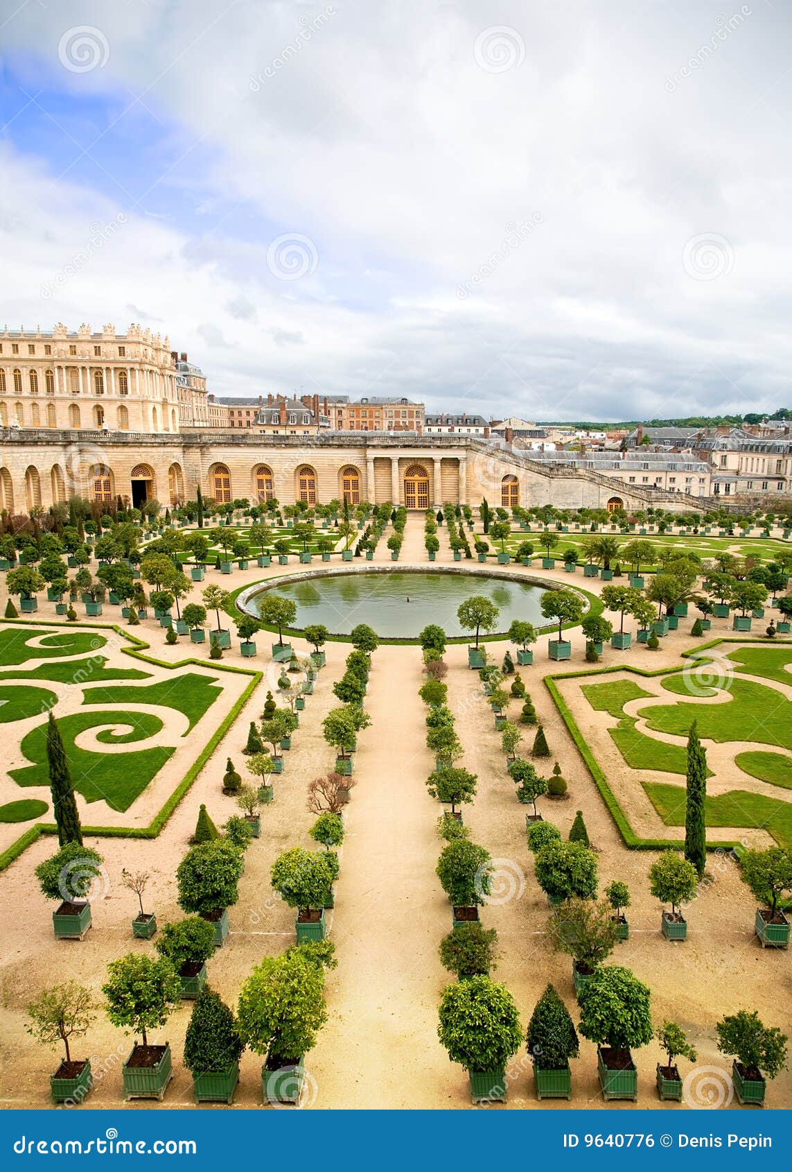De Tuin Van Versailles, Frankrijk Stock Foto - Image of vijver, fontein: 9640776