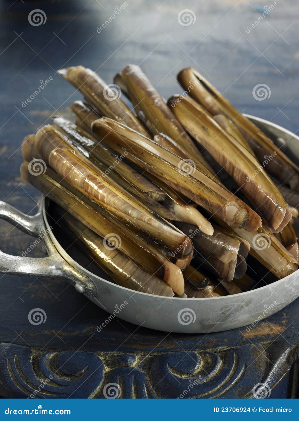 De Tweekleppige Schelpdieren Van Het Scheermes Stock Foto - Image of ...