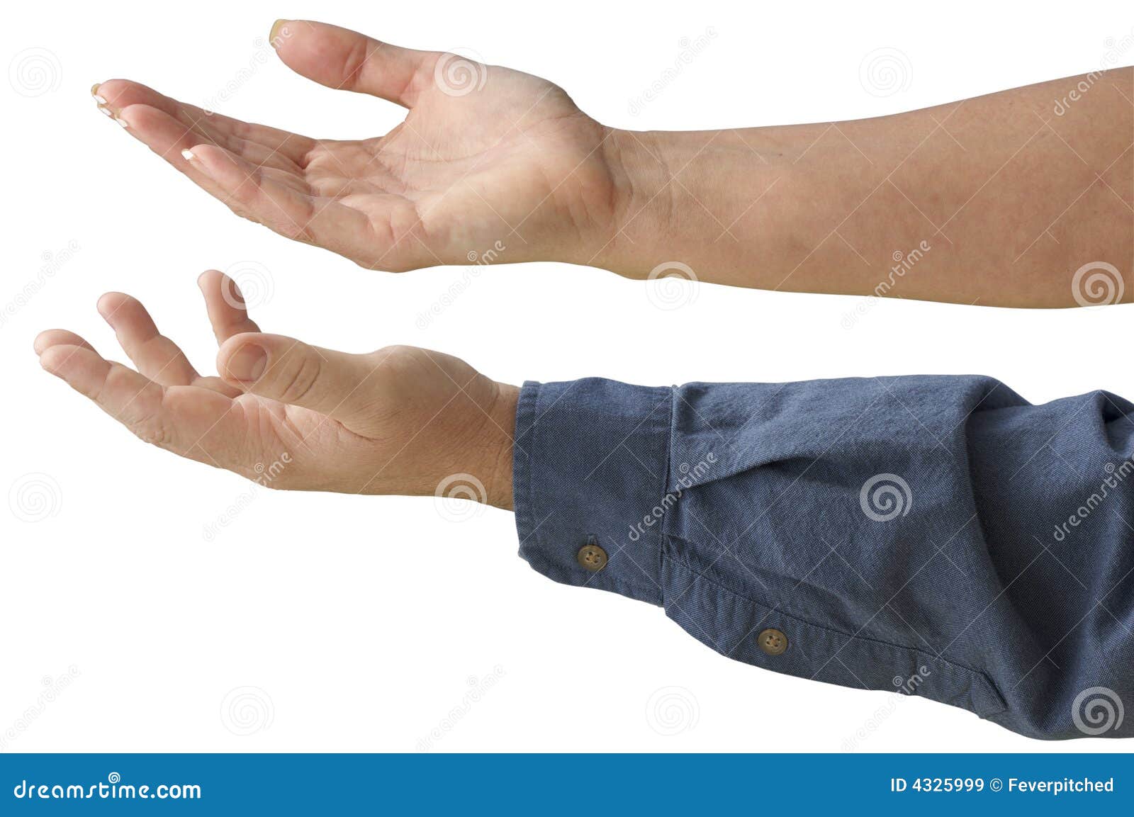 De Uitgestrekte Hand Van De Man En Van De Vrouw Stock Afbeelding ...