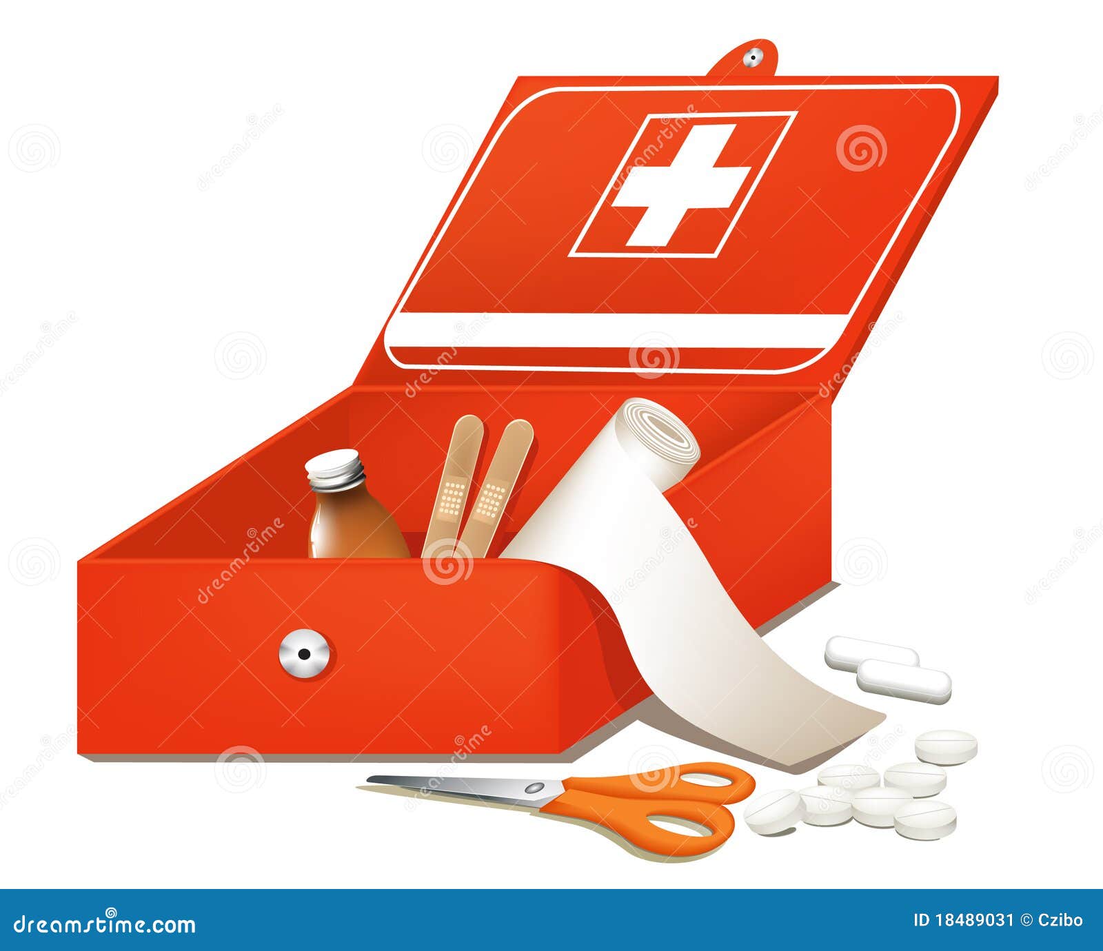 De Uitrusting Van De Eerste Hulp Redactionele Foto - Illustration of ...