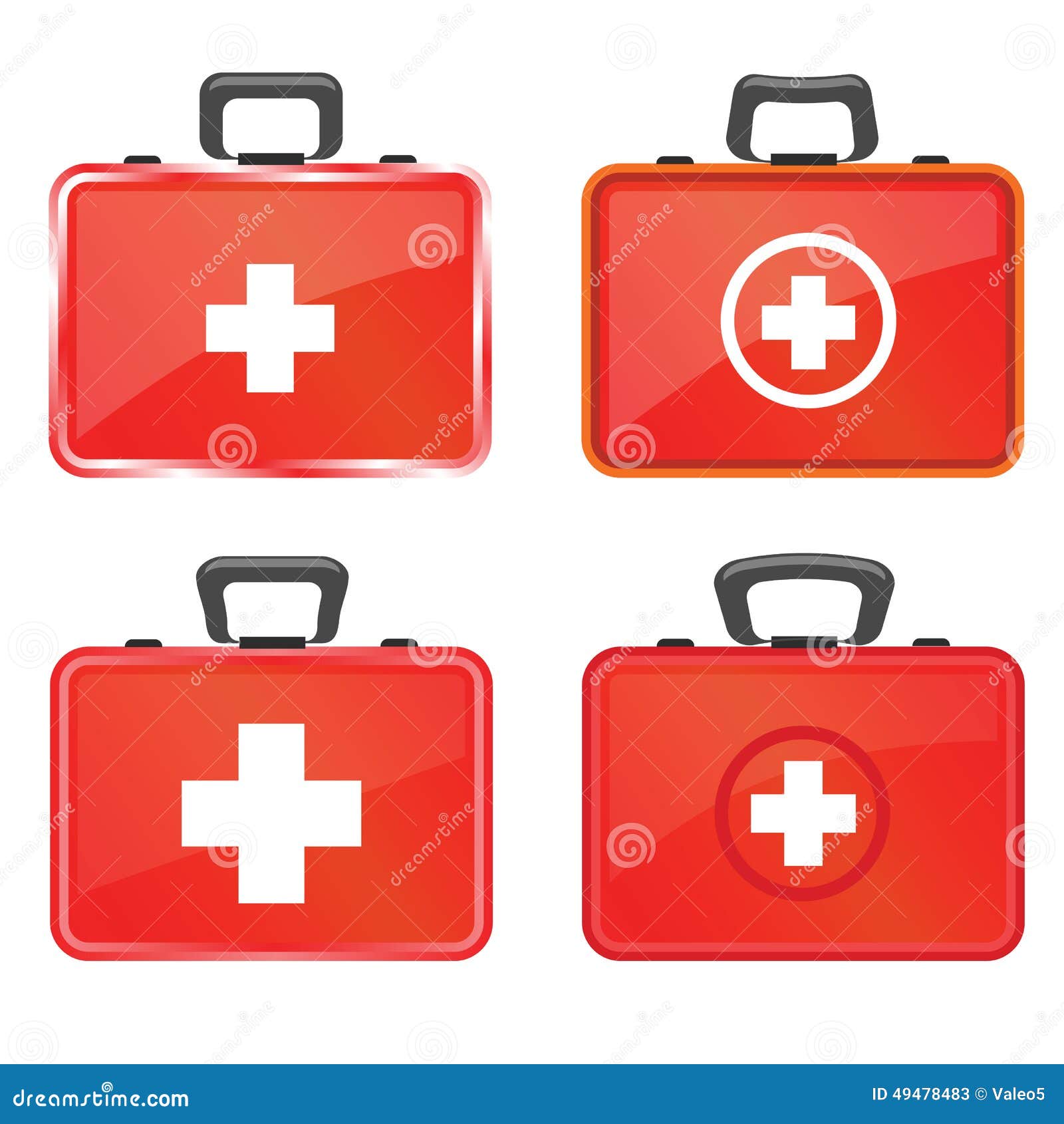 De Uitrusting Van De Eerste Hulp Vector Illustratie - Illustration of ...