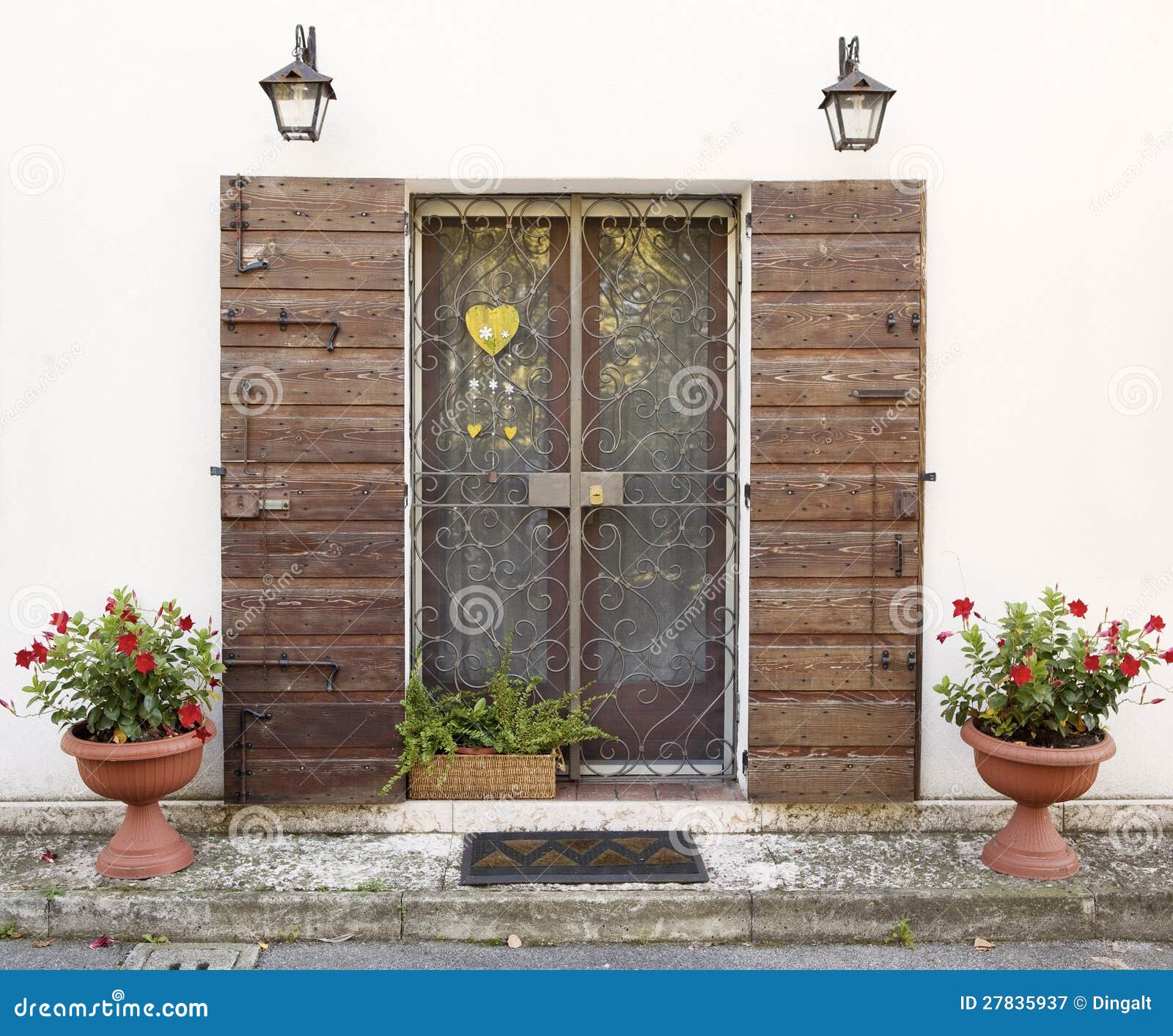 De Uitstekende Ingang Van Het Stijlhuis Stock Afbeelding - Image of ...