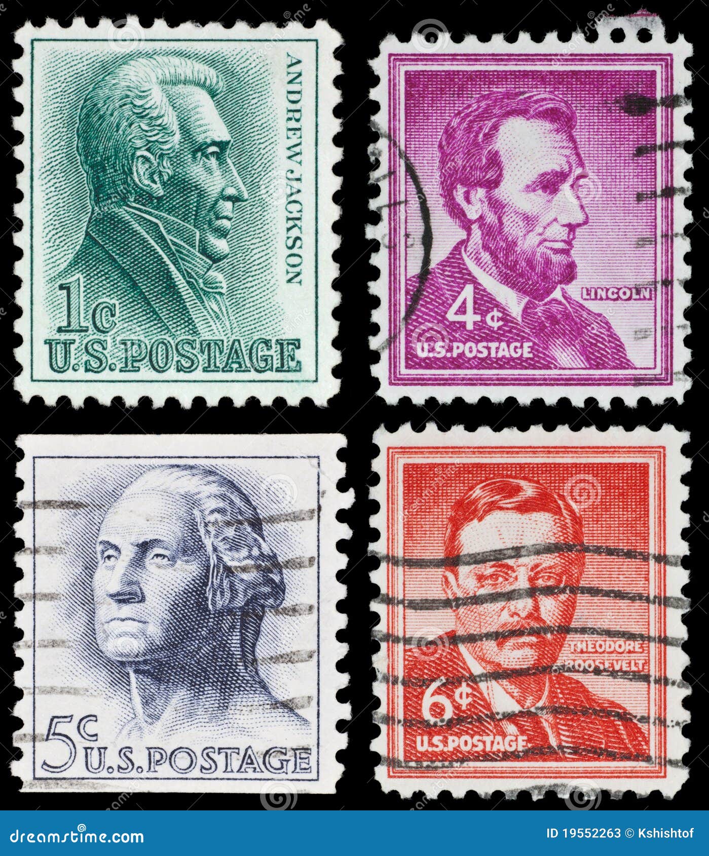 De Uitstekende Postzegels Van De V.S. Redactionele Stock Foto - Image ...