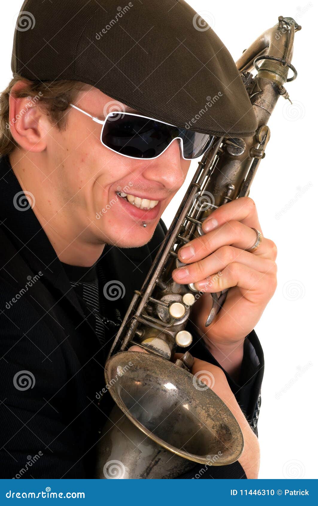 De Uitvoerder Van De Muziek, Saxofoon Stock Foto - Image of musicus ...