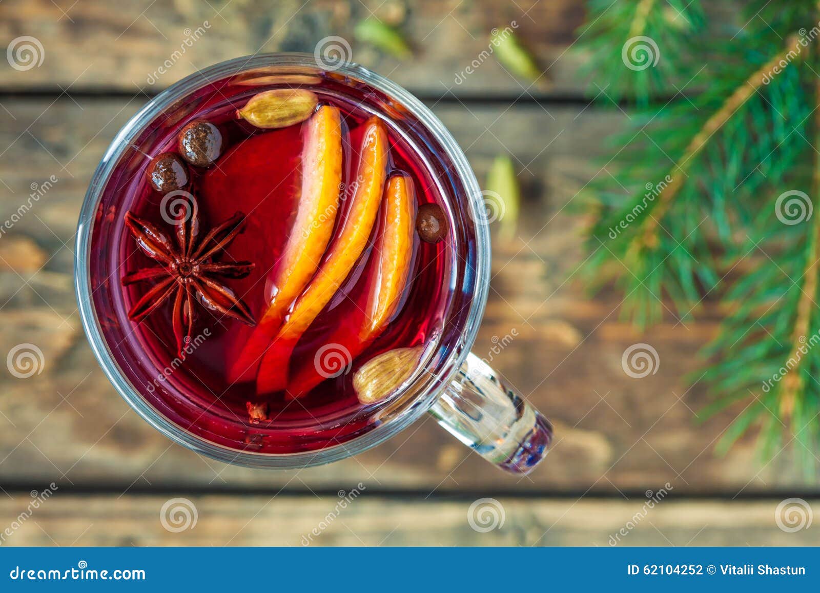 De Vakantieviering Van De Grog Traditionele Hete Alcohol Stock Foto ...