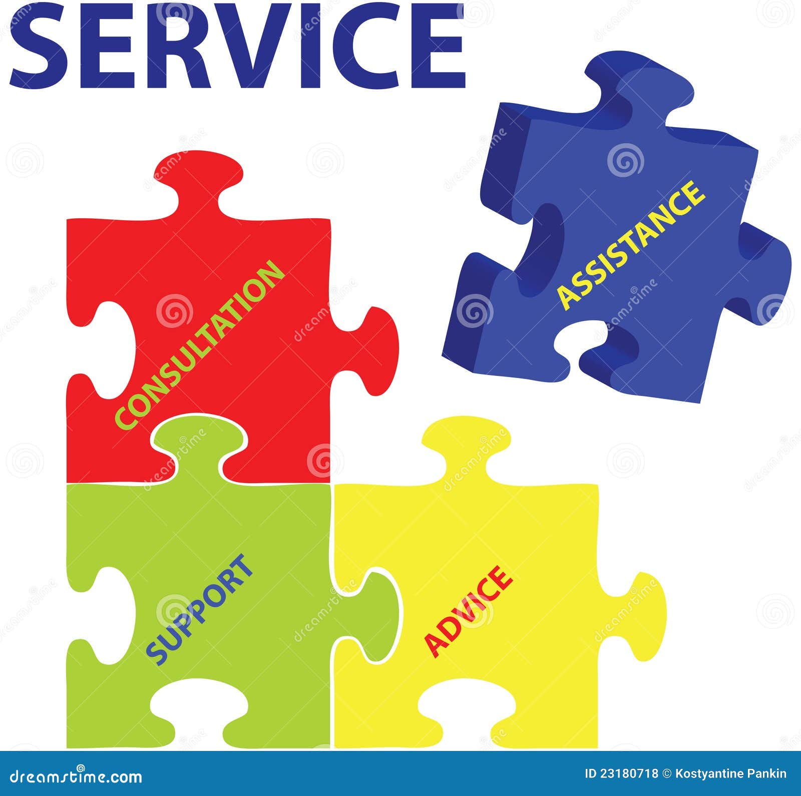 De Vector van de dienst vector illustratie. Illustration of bericht ...