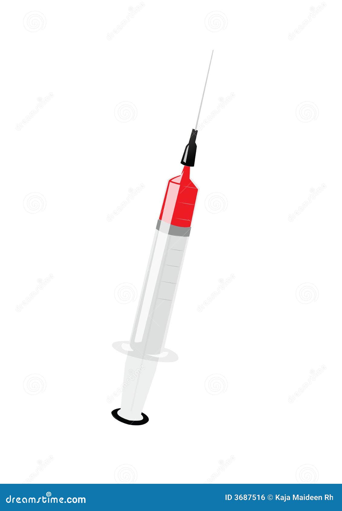 De vector van de spuit vector illustratie. Illustration of medisch ...