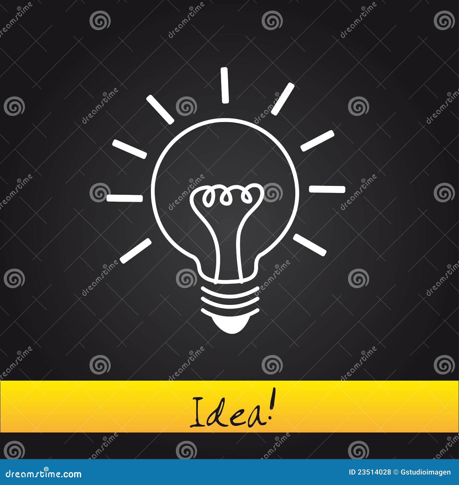 De vector van het idee vector illustratie. Illustration of idee - 23514028