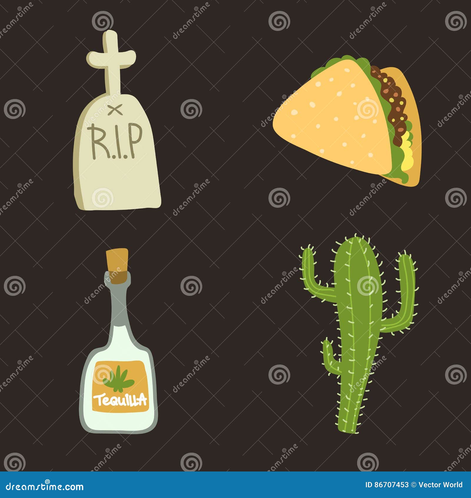 De Vectorbouw Van De Grafsteencrypt Voor Dode Mensen Vector Illustratie ...