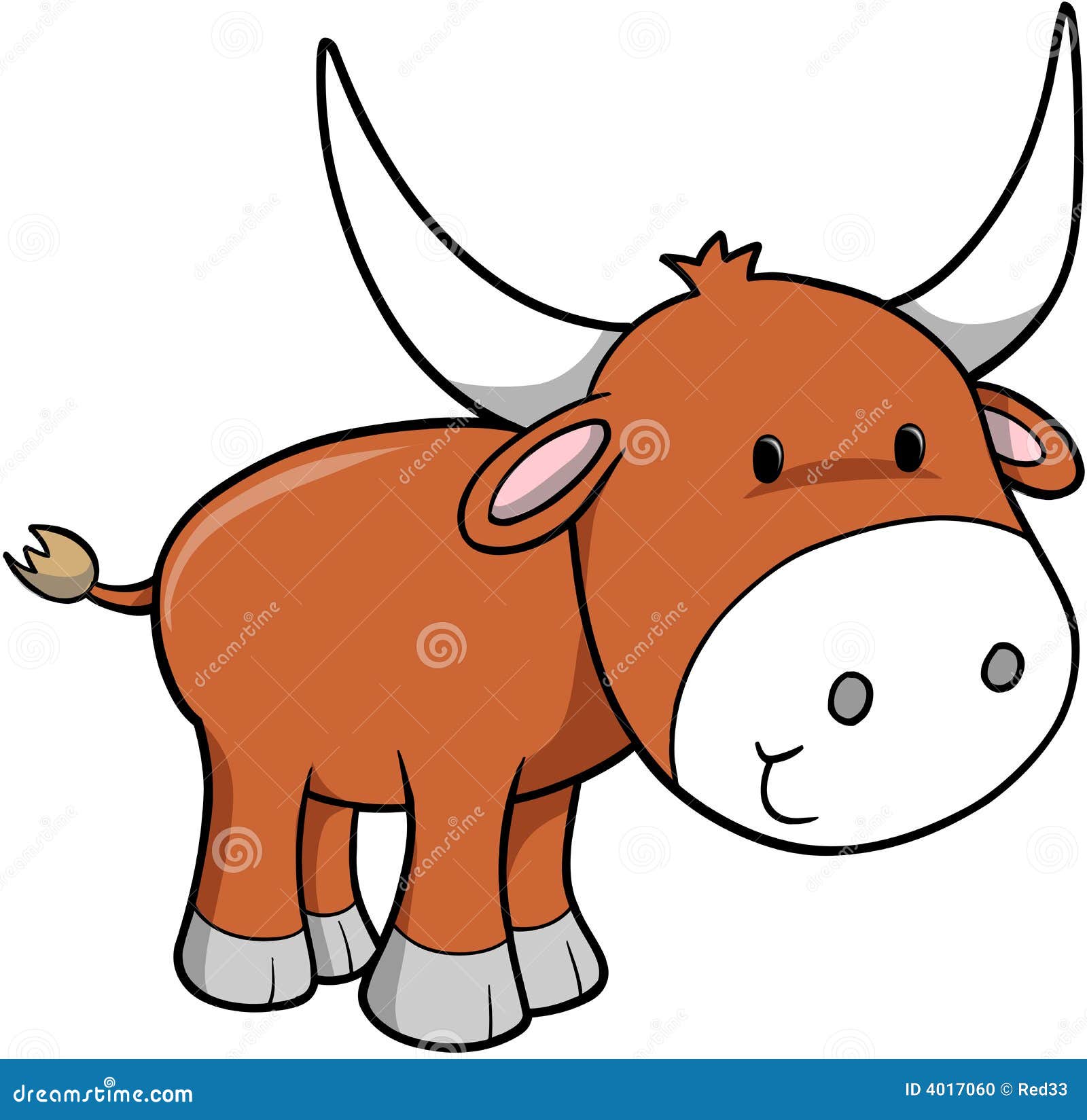 De VectorIllustratie Van De Os Vector Illustratie - Illustration of ...