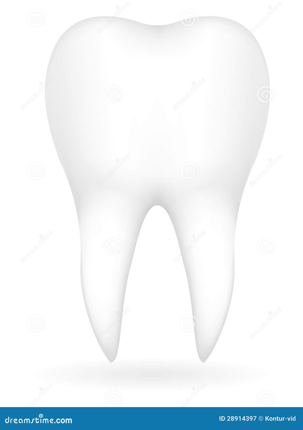 De Vectorillustratie Van De Tand Vector Illustratie - Illustration of ...