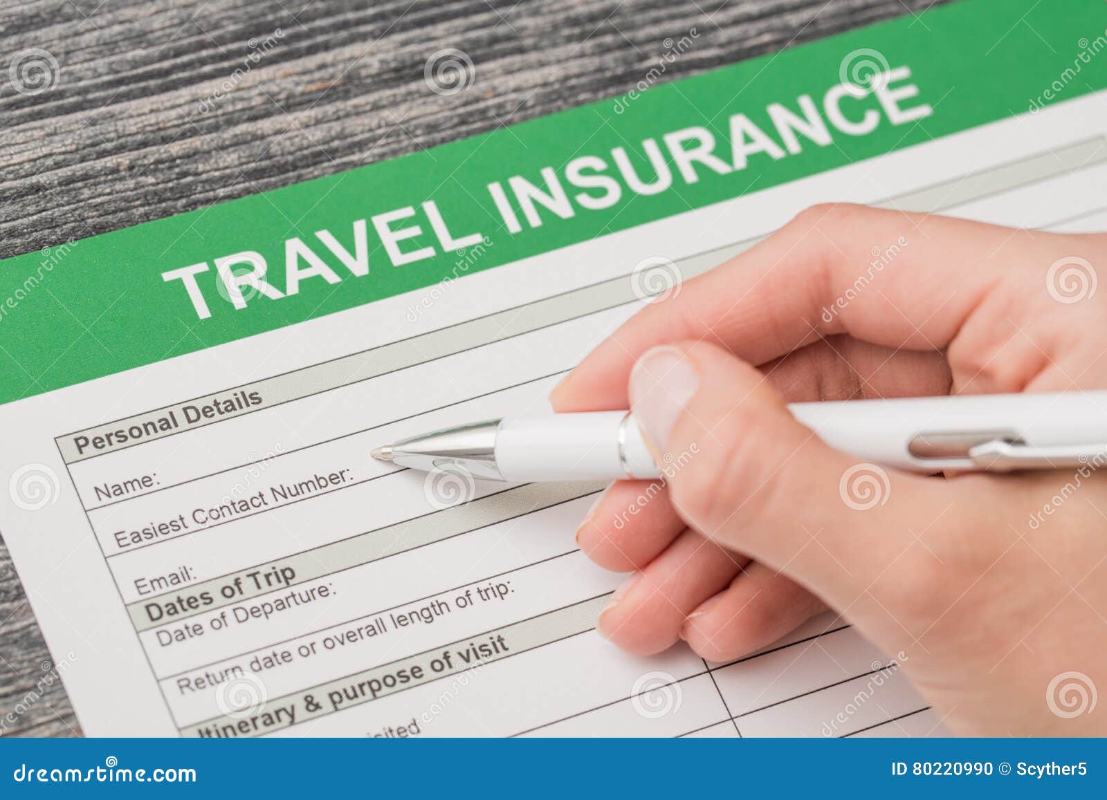 De Veilige Achtergrond Van De Reisverzekering Stock Foto - Image of ...