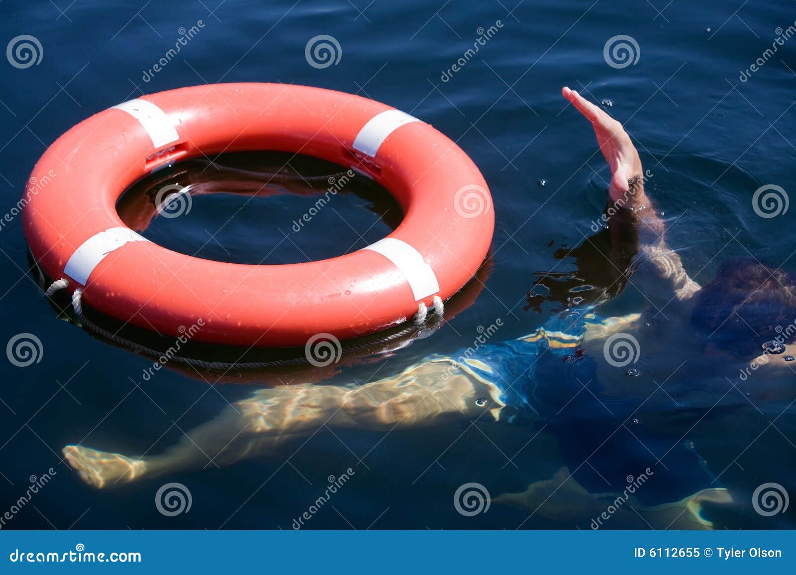 De Verdrinking Van De Persoon Stock Afbeelding - Image of strijd ...