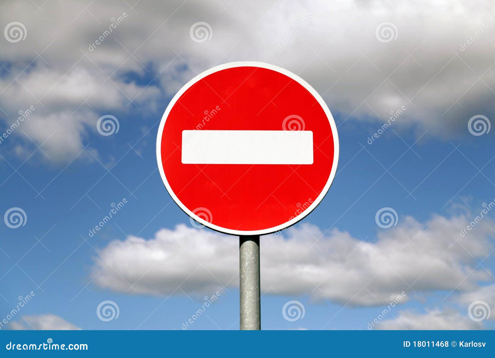 De Verkeersteken Van Het Verbod Stock Foto - Image of achtergrond ...