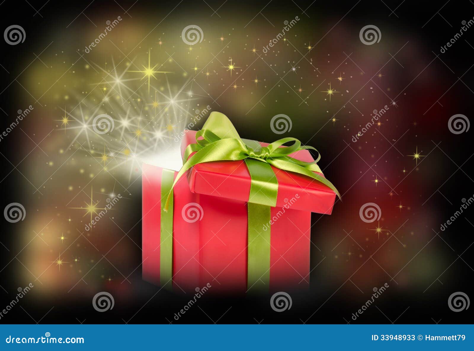 De Verrassing Van De Kerstmisgift Stock Afbeelding - Image of mooi ...