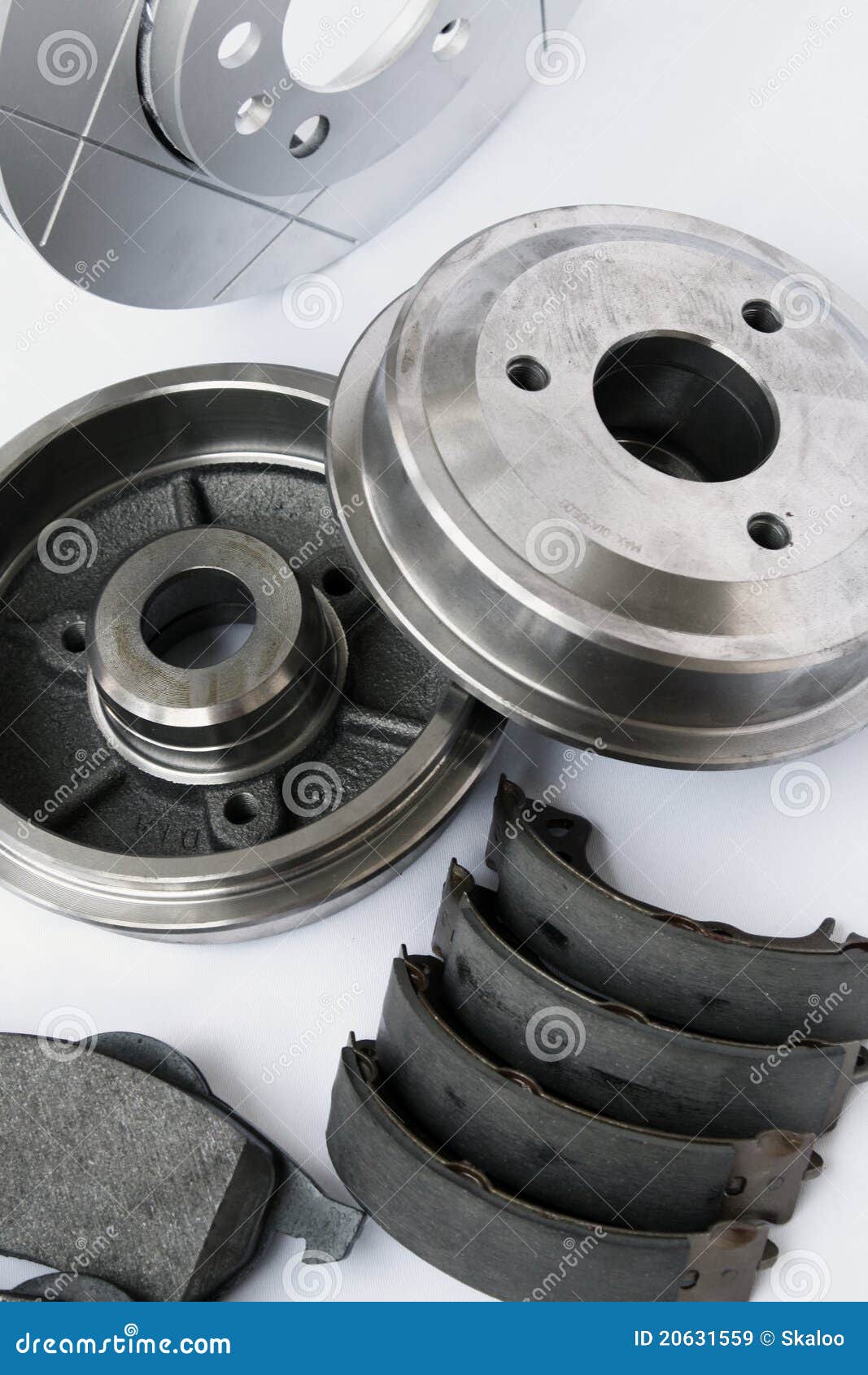 De Vervangstukken Van Het De Remsysteem Van De Auto Stock Afbeelding ...